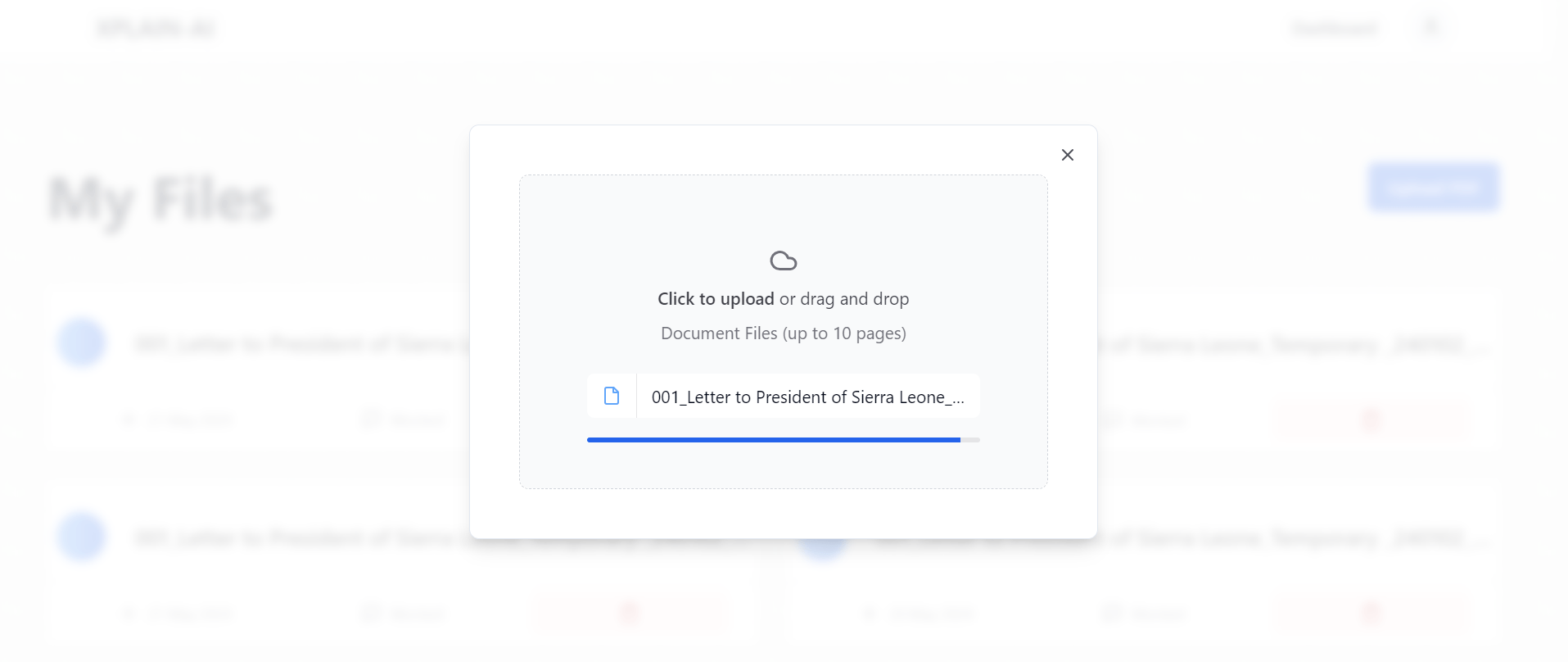 Xplain-ai - the SaaS for interacting with your document(pdf,ppt,doc,etc ...